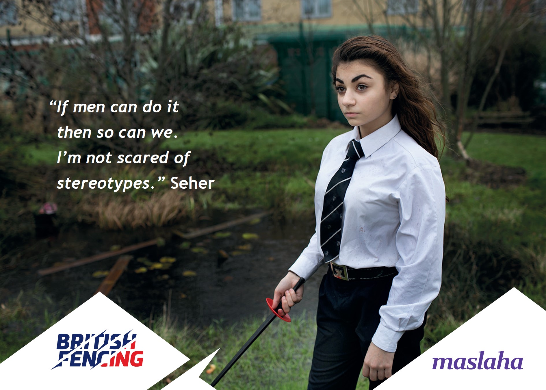 MUSLIM GIRLS FENCE - BRITISH FENCING