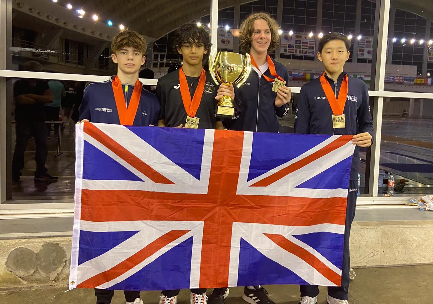GBR CADET MEN’S EPEE TEAM DEFEND GOLD IN BELGRADE - BRITISH FENCING