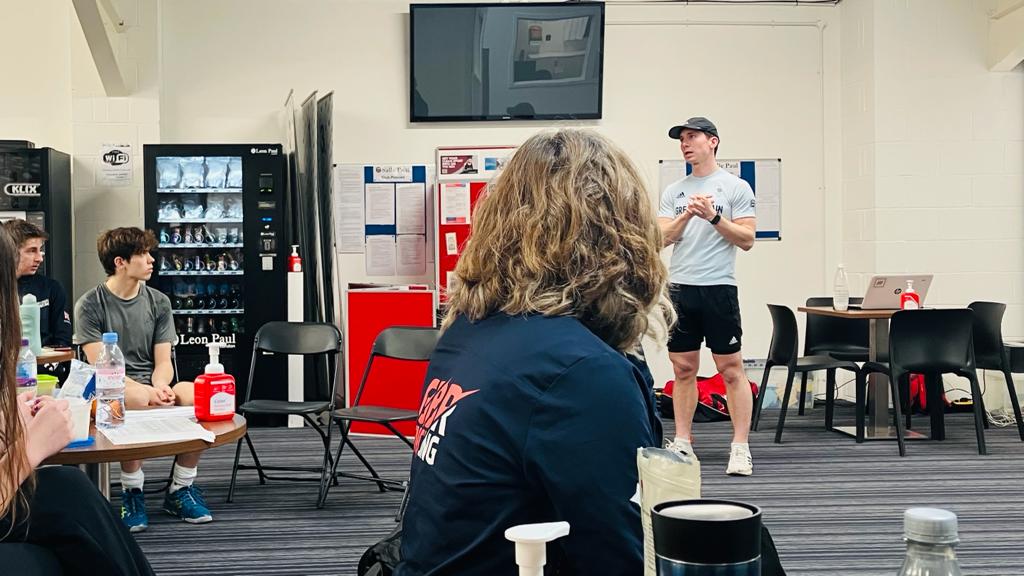 GUEST MENTOR MARCUS MEPSTEAD ATTENDS ADP FOIL CAMP - BRITISH FENCING
