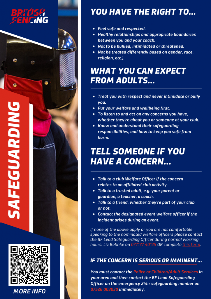 SAFEGUARDING POSTERS FOR CLUBS WITH CHILDREN AND YOUNG PEOPLE - BRITISH ...