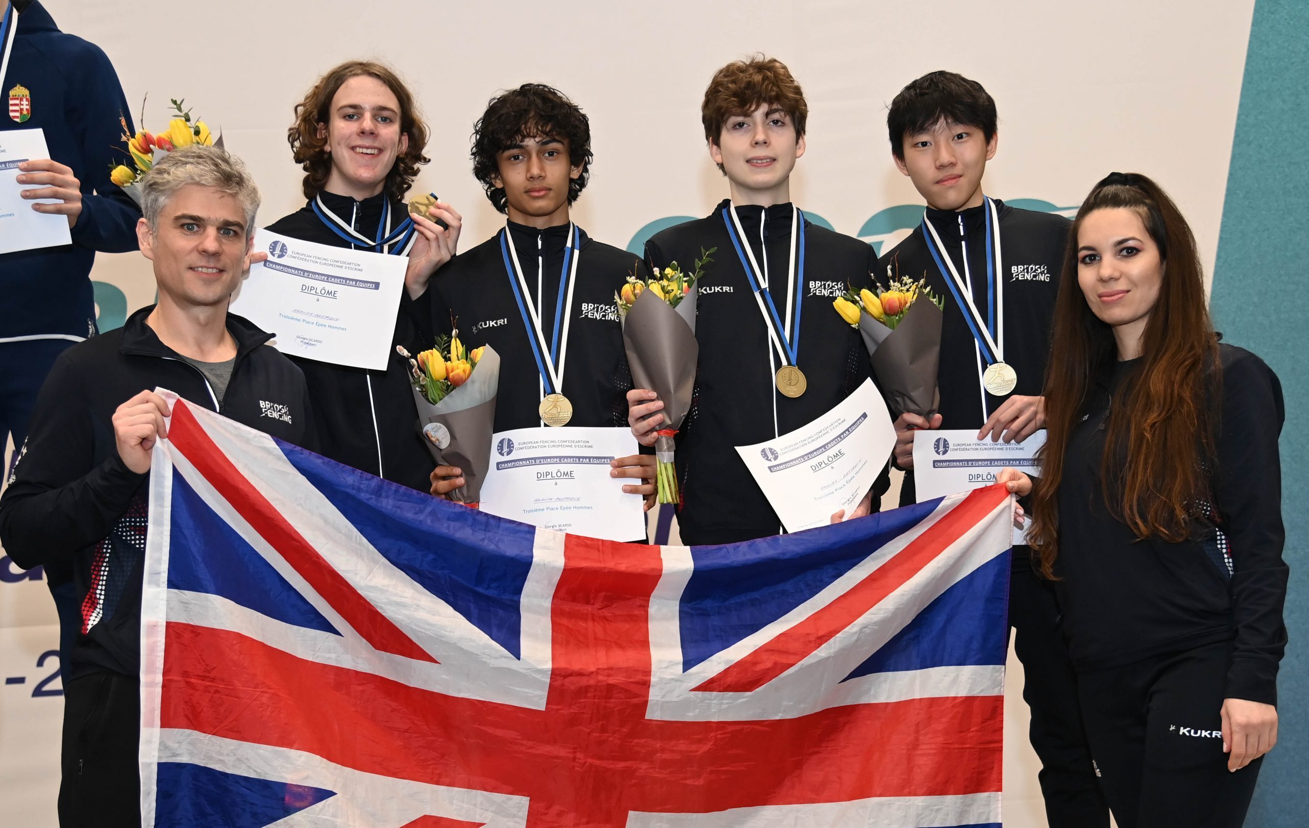 CADET MEN'S EPEE TEAM SECURE EUROPEAN BRONZE - BRITISH FENCING