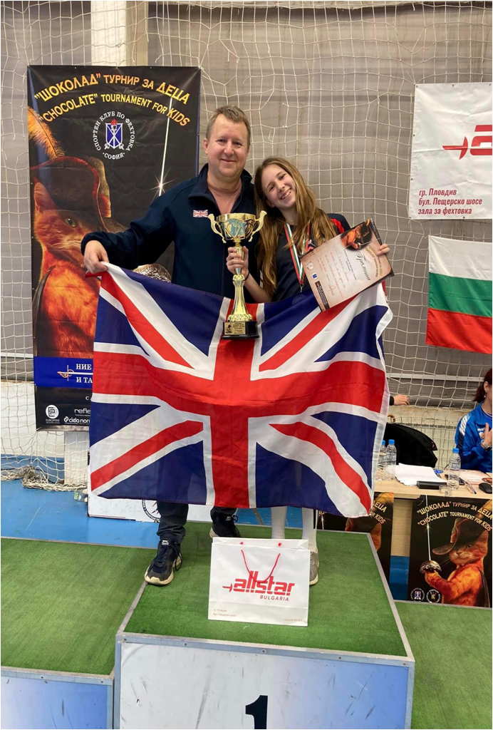 DOUBLE SOFIA SUCCESS FOR ISABELLA HOWSER - BRITISH FENCING