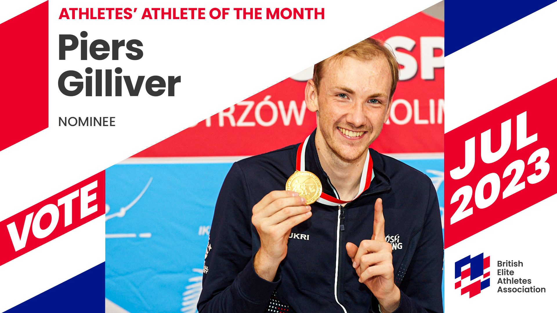 PIERS GILLIVER SHORTLISTED FOR ATHLETE OF THE MONTH AWARD - BRITISH FENCING