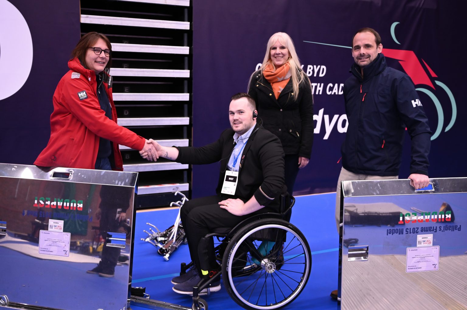 WHEELCHAIR FRAMES LOANED OUT FOLLOWING WORLD CUP - BRITISH FENCING
