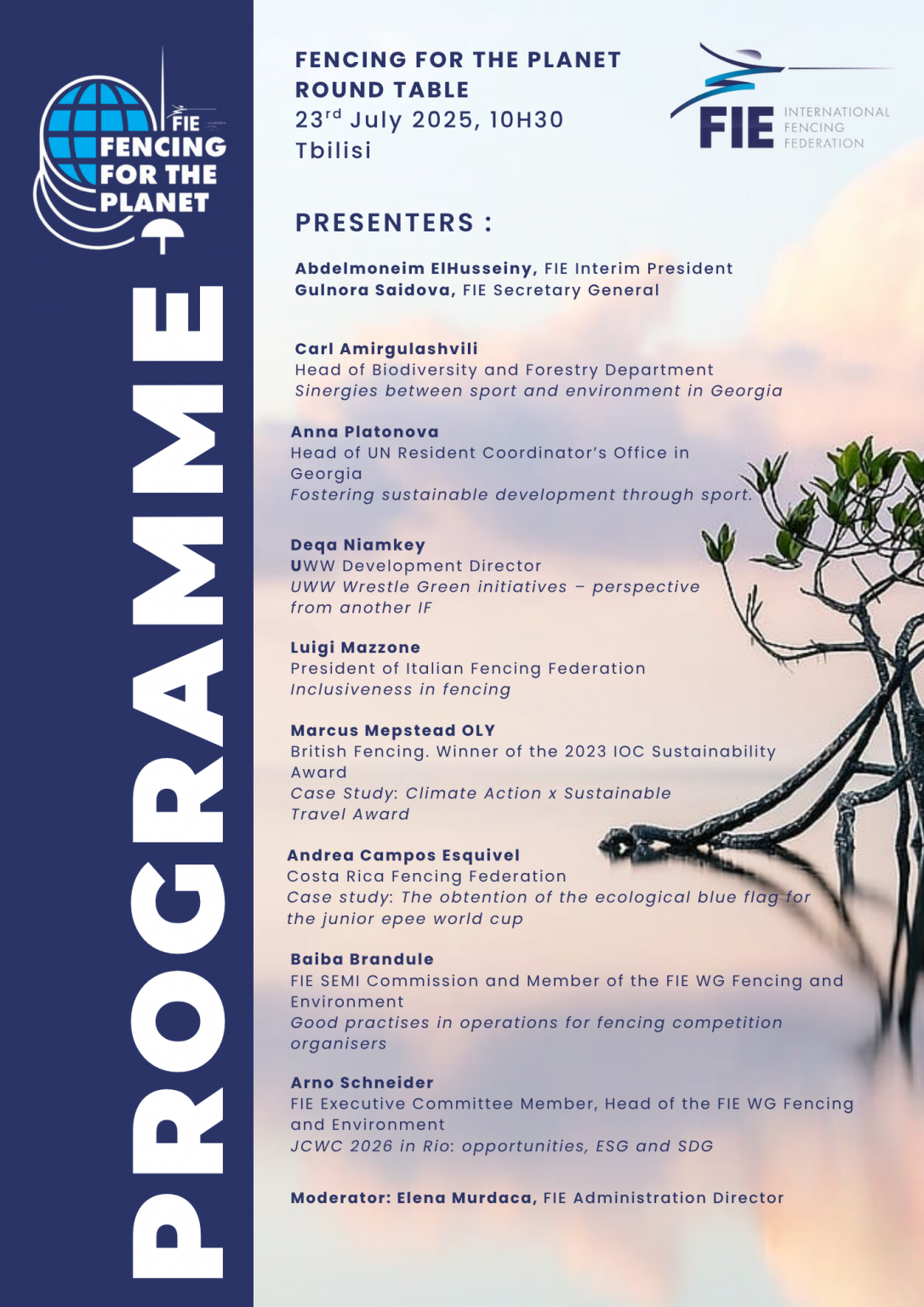 FENCING FOR THE PLANET ROUND TABLE - BRITISH FENCING